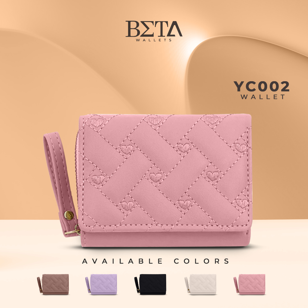 BETA Wallet For Woman Leather Korean Fashion Multi-Slot Card Holder ...