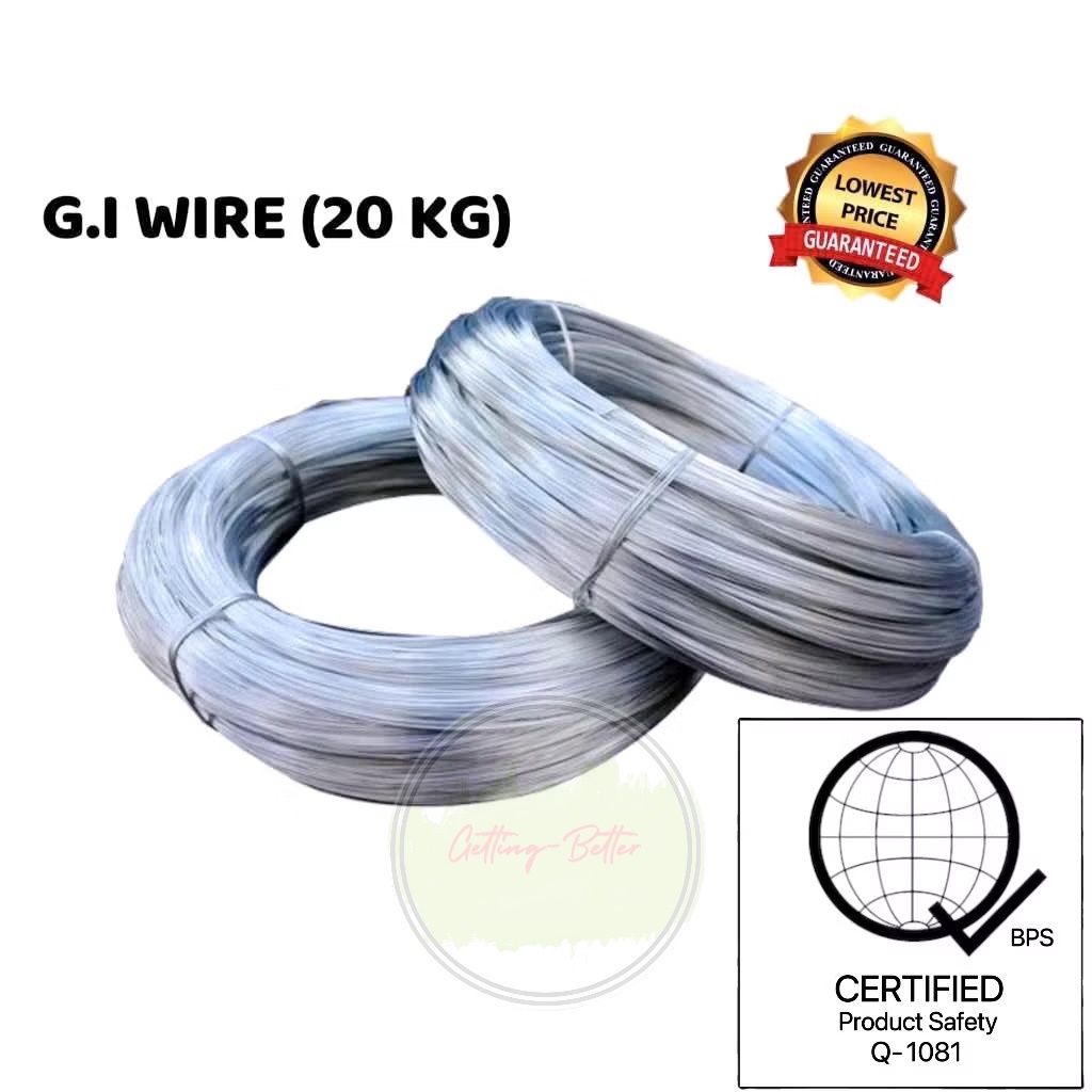 G.i WIRE/ALAMBRE PER ROLL #16 (18KG) ALAMBRE | Shopee Philippines