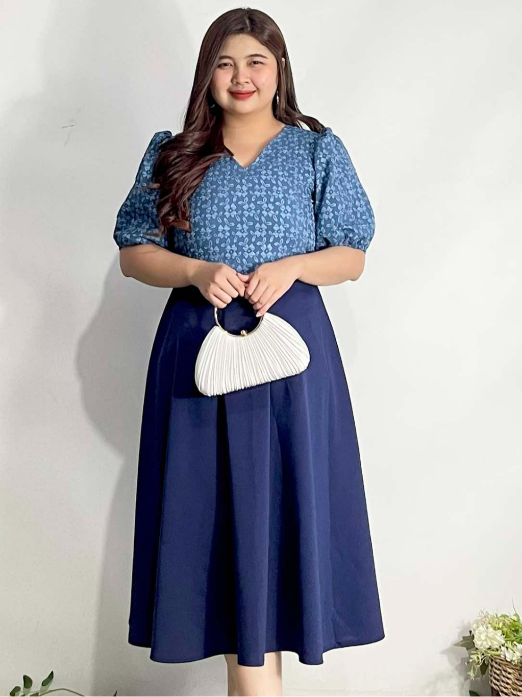 ASHLEY COMBI ELEGANT DRESS | Shopee Philippines