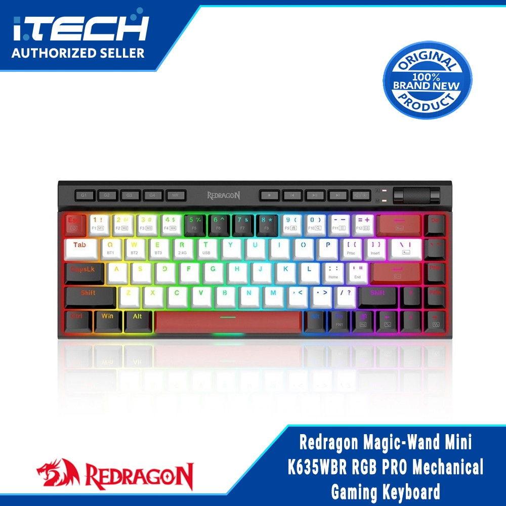 Redragon Magic-Wand Mini K635WBR RGB PRO Mechanical Gaming Keyboard ...