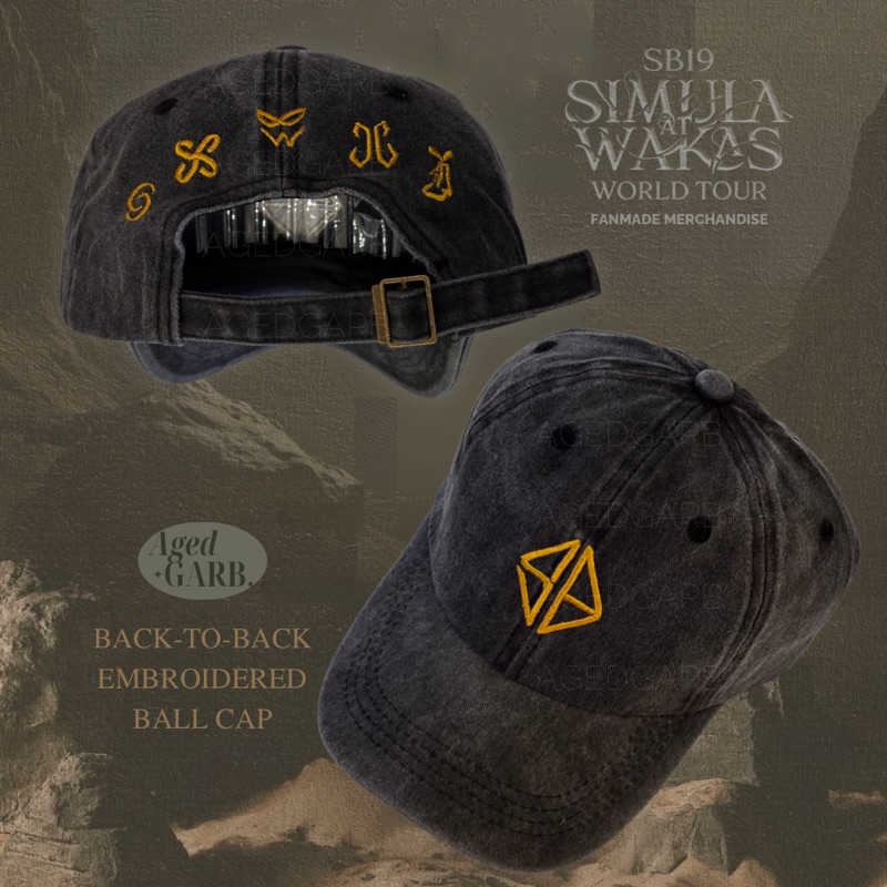 SB19 Inspired Mahalima Logo Embroidered Vintage Cap Simula at Wakas ...