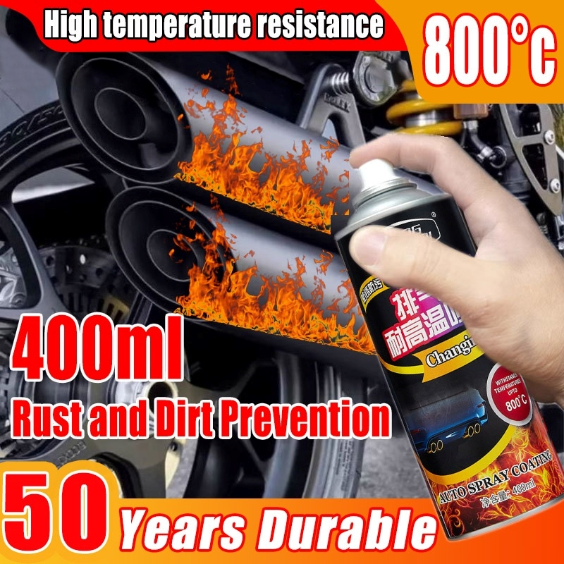SY High Temperature Spray Paint Motorcycle Exhaust Engine Coating Spray ...