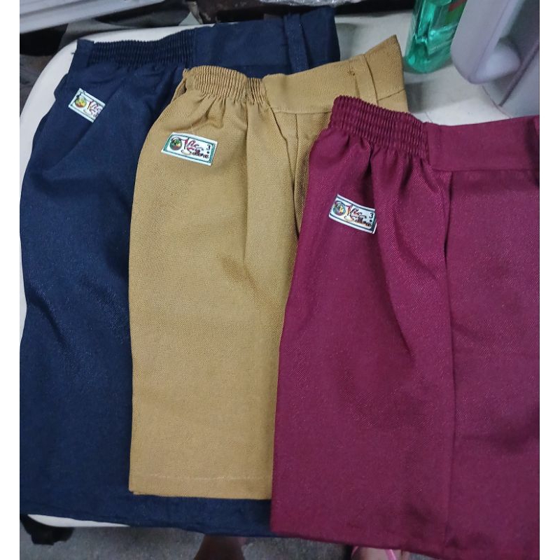 school uniform short for kids(navy blue,khaki,maroon,red,royal blue ...