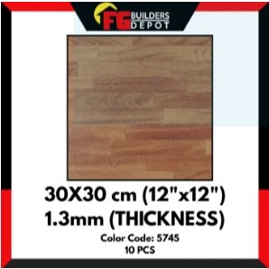 KENT Vinyl Tiles 5745 (GOLD) 30x30cm(12"x12") 10pcs per pack | Shopee ...