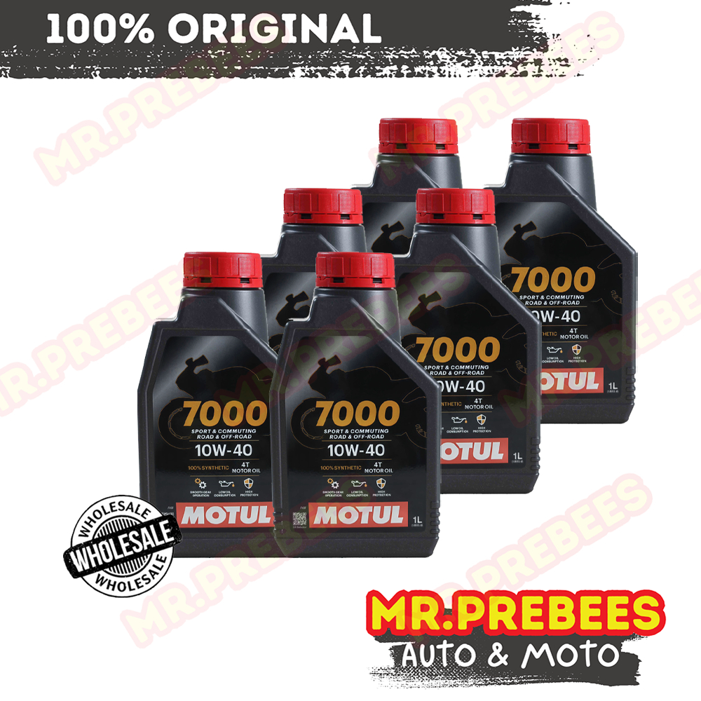 MOTUL 7000 4T 10W40 1L **NEW LABEL** (PREVIOUS H-TECH 100) (6 x 1L ...