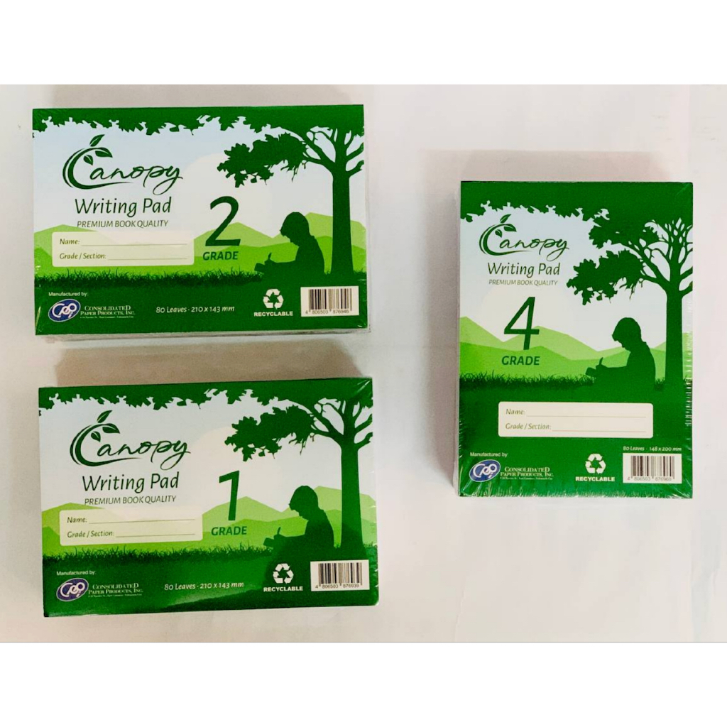 CANOPY brand Writing Pad 10pads/ream | Shopee Philippines