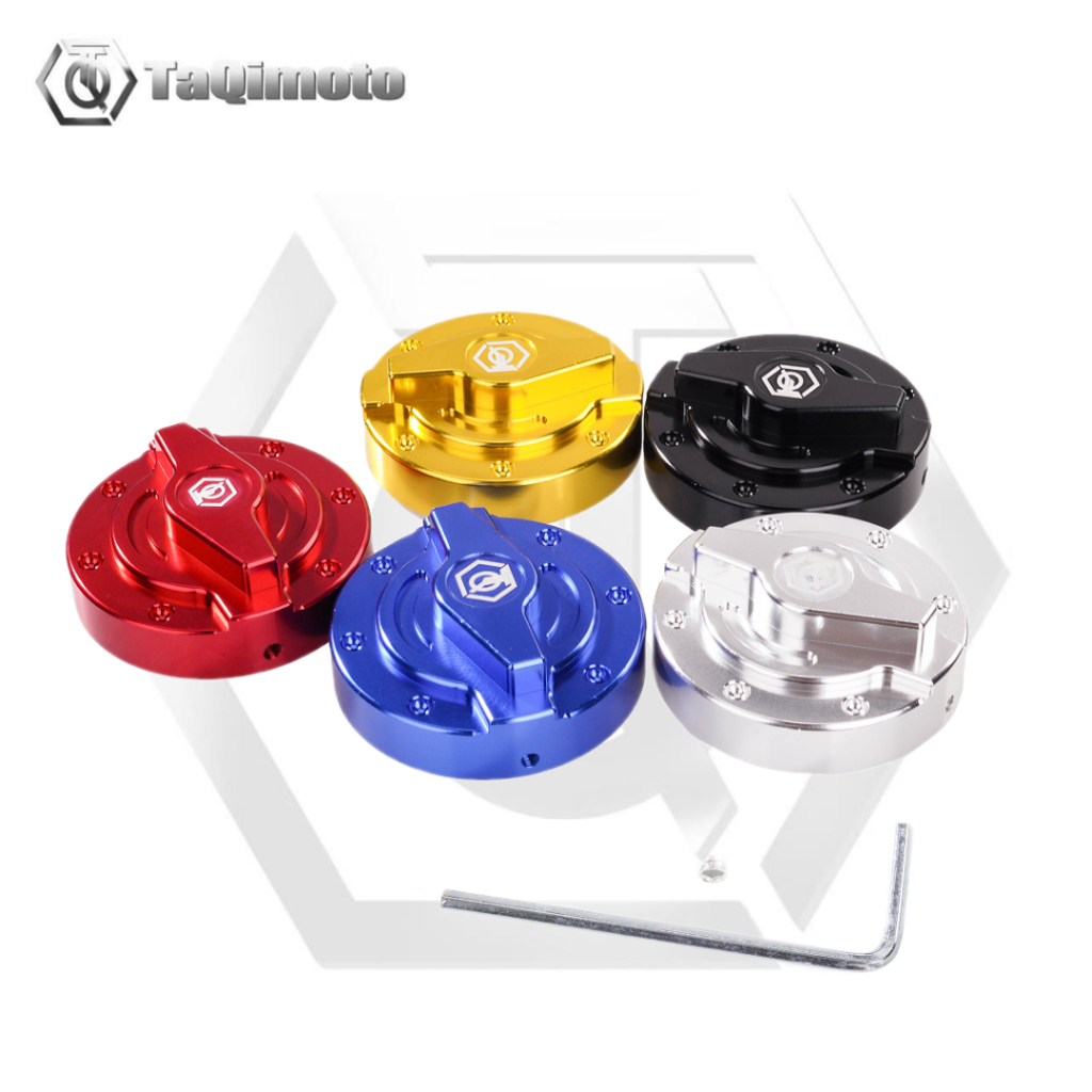 Gas Tank Cover CNC Fuel Tank Cap Universal Tank Cover Gas Cap Fuel Tank ...