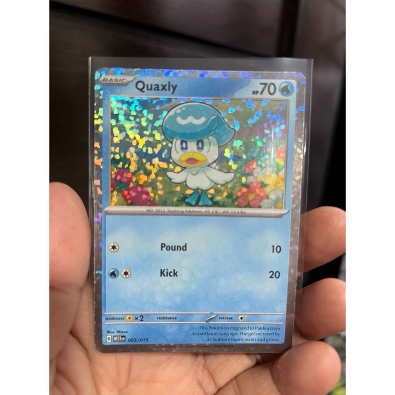 McDonalds Pokemon Card 2023 Quaxly | Shopee Philippines