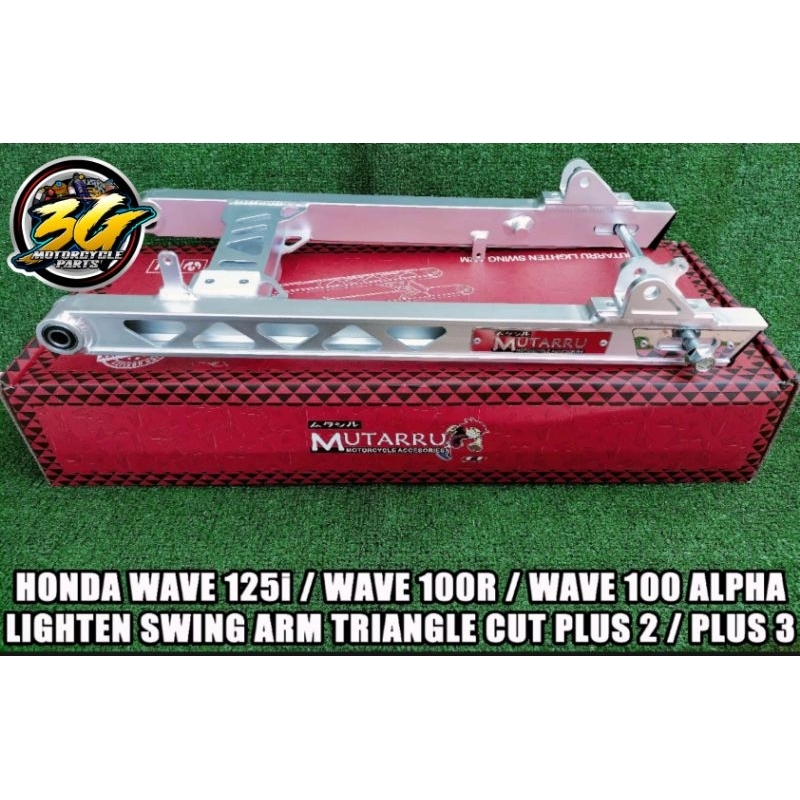 MUTARRU HONDA WAVE 125i / WAVE 100 LIGHTEN SWING ARM TRIANGLE CUT PLUS ...