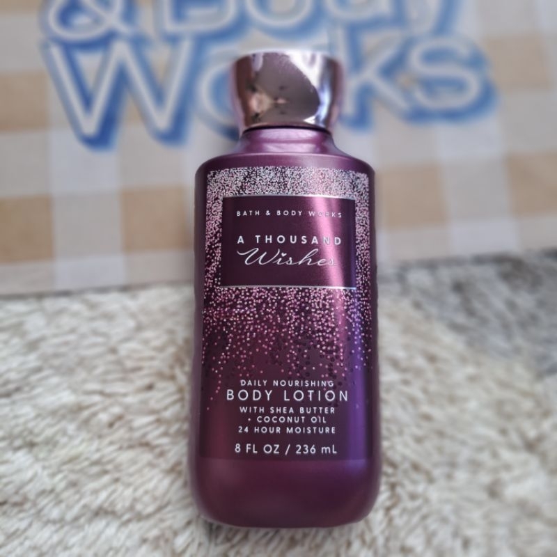 Original Bath & Body Works USA A Thousand Wishes Daily Nourishing Body ...