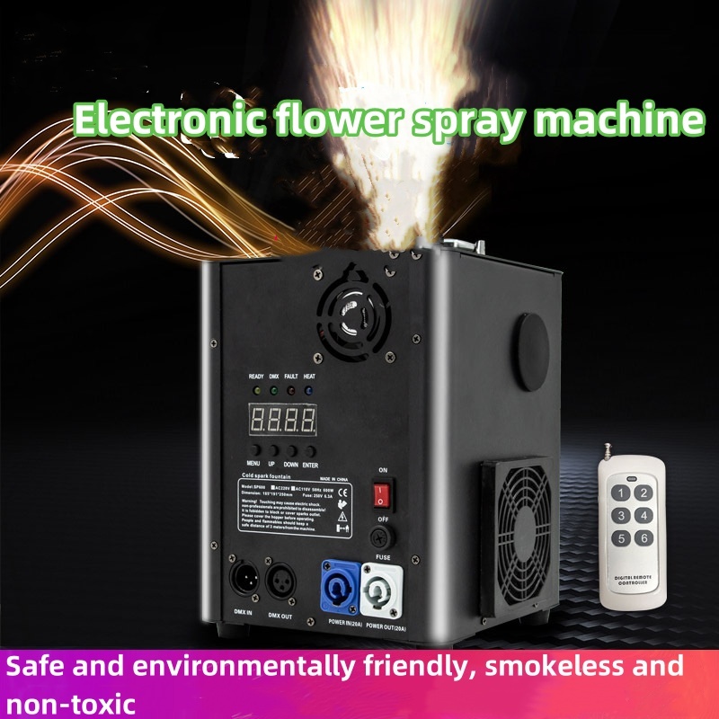 600W Cold Spark Machine DMX Cold Fireworks Fountain Spark Effect ...