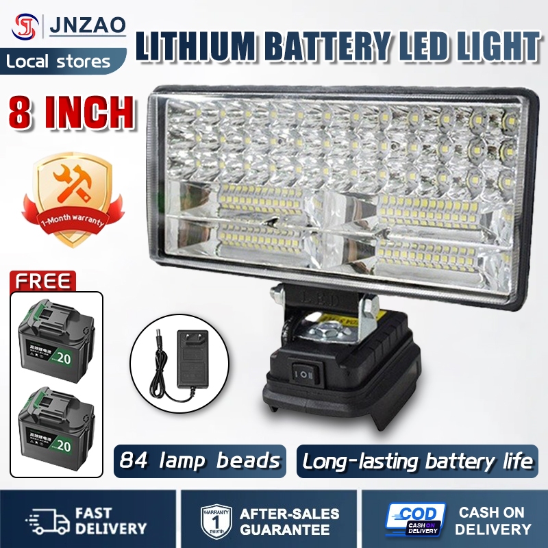 LED Floodlight Portable Spotlight Cordless Outdoor Work Light ...