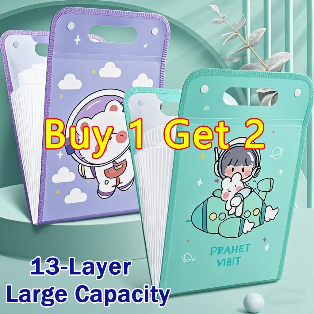 Handheld Paper File Folder Multi-layer File Organizer Expanding ...