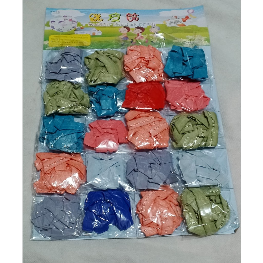 Chinese Garter For Outdoor Games For Kids 20-Pieces Per Pads | Shopee ...