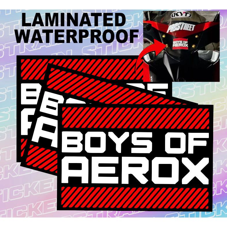 Boys of Aerox Sticker Vinyl Waterproof | Shopee Philippines