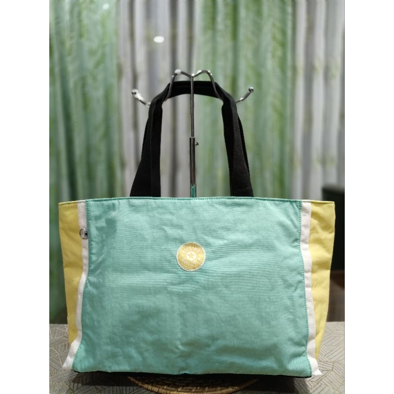 Kipling #Nalo Tote Bag in Lively Teal Color | Shopee Philippines