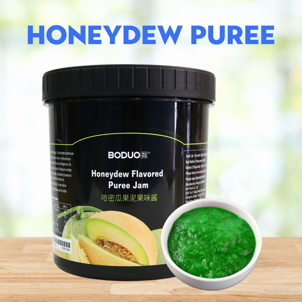 Honeydew puree 1.3kg for Milktea, Milk Tea, Fruit Tea, Green tea Shake ...