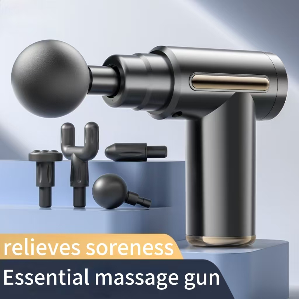 Powerful Hand Held 6Speeds Gun Massager Portable Electric Massage Gun ...