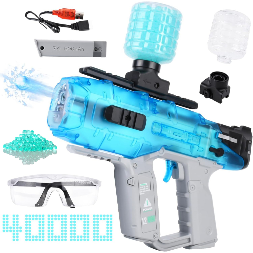 Gel ball toy Blaster Electric Splatter Automatic Shooter Toy with 40k ...