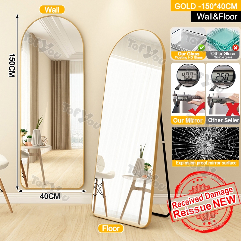 160*50CM full body mirror wall mirror with stand whole body bathroom ...
