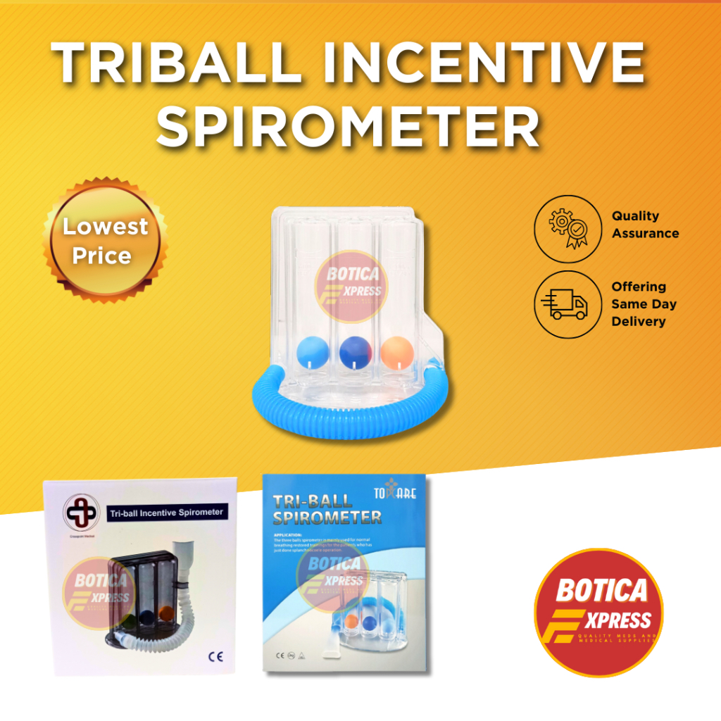 Spiro Ball/Incentive Spirometer (Tri-Ball) | Shopee Philippines