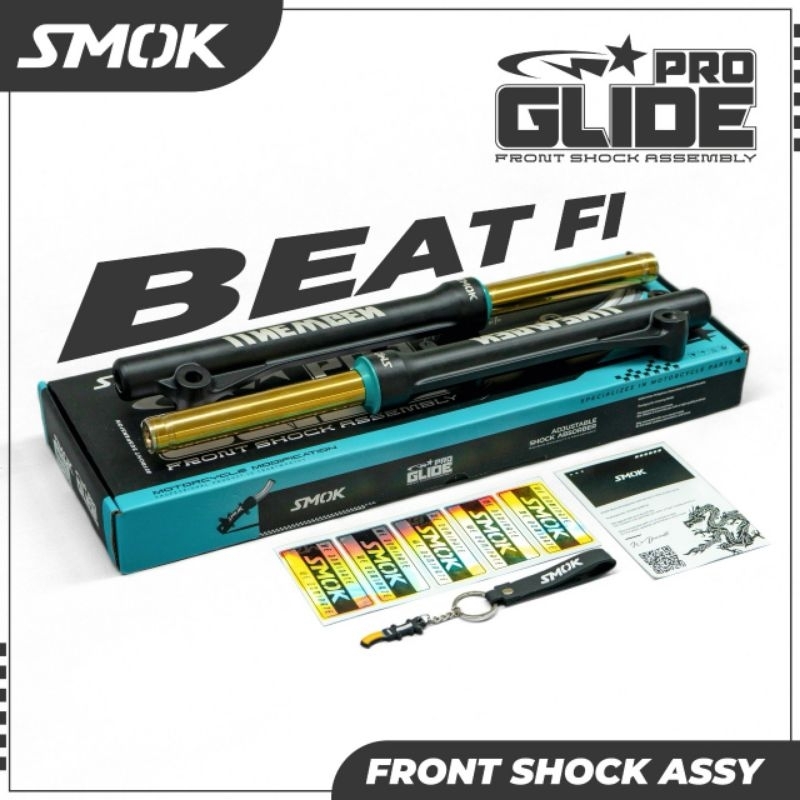SMOK GLIDE FRONT SHOCK FOR HONDA BEAT FI / CLICK 125 /150 V1 V2 V3 ...