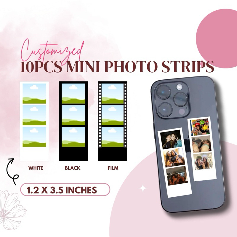 10pcs MINI PHOTO STRIPS + FREEBIES | CUSTOMIZED PICTURES | HIGH QUALITY ...