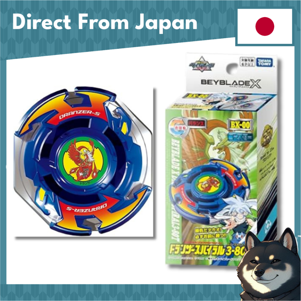 [TAKARA TOMY] BEYBLADE X BX-00 Booster Dranzer Spiral 3-80T【Direct From Japan】 | Shopee Philippines
