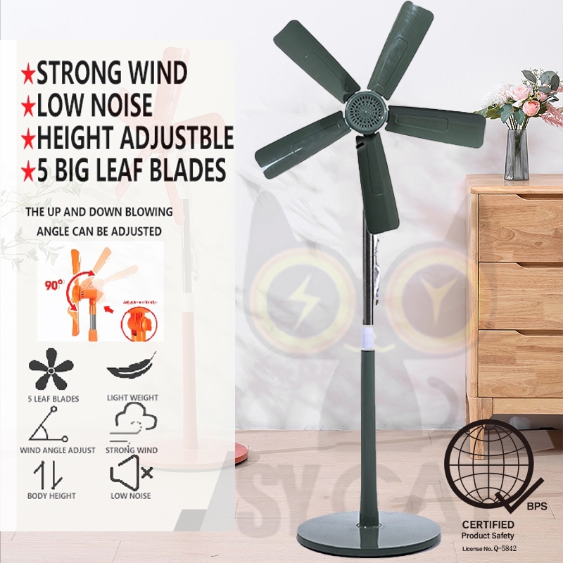 SYCAT-Y760-5 Blade Stand Fan Big Floor Electric Fan Floor Clip Fan Big ...