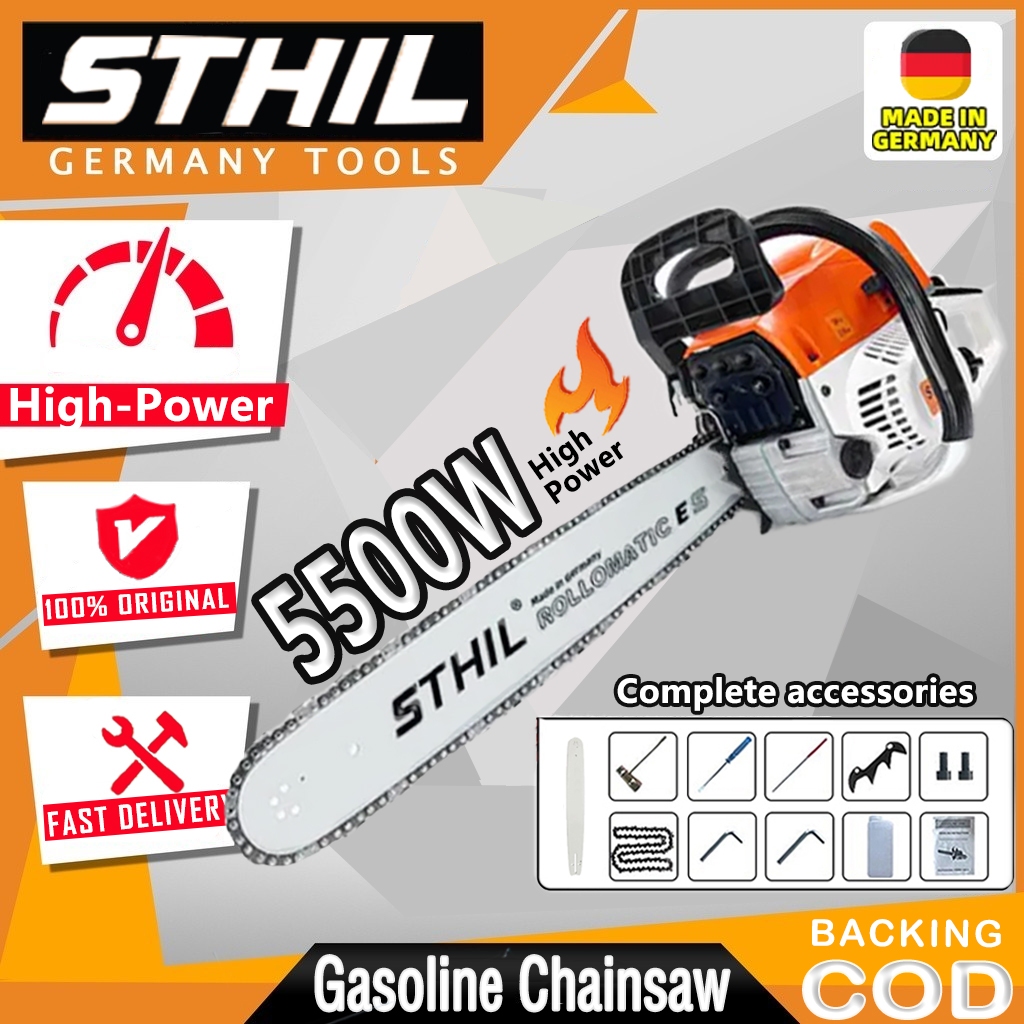 Chainsaw 24 Inch Original 5.5KW High-Power Chainsaw Gasoline Portable ...