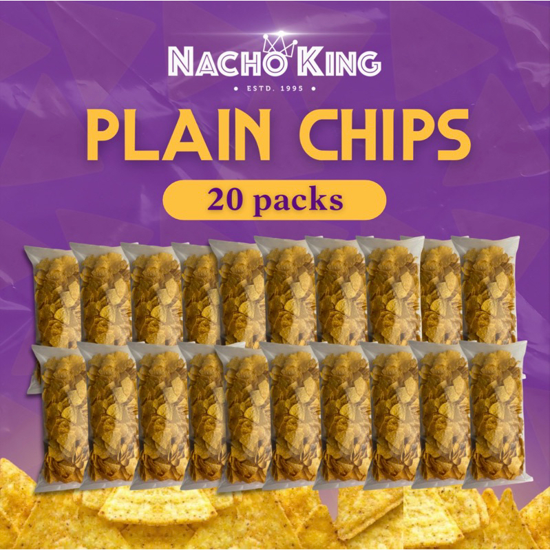 Nacho King! Plain Chips (20 packs x 500 grams) | Shopee Philippines