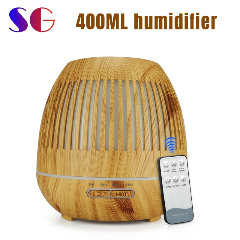 400ml air humidifier with essential oil diffuser aroma ultrasonic air ...