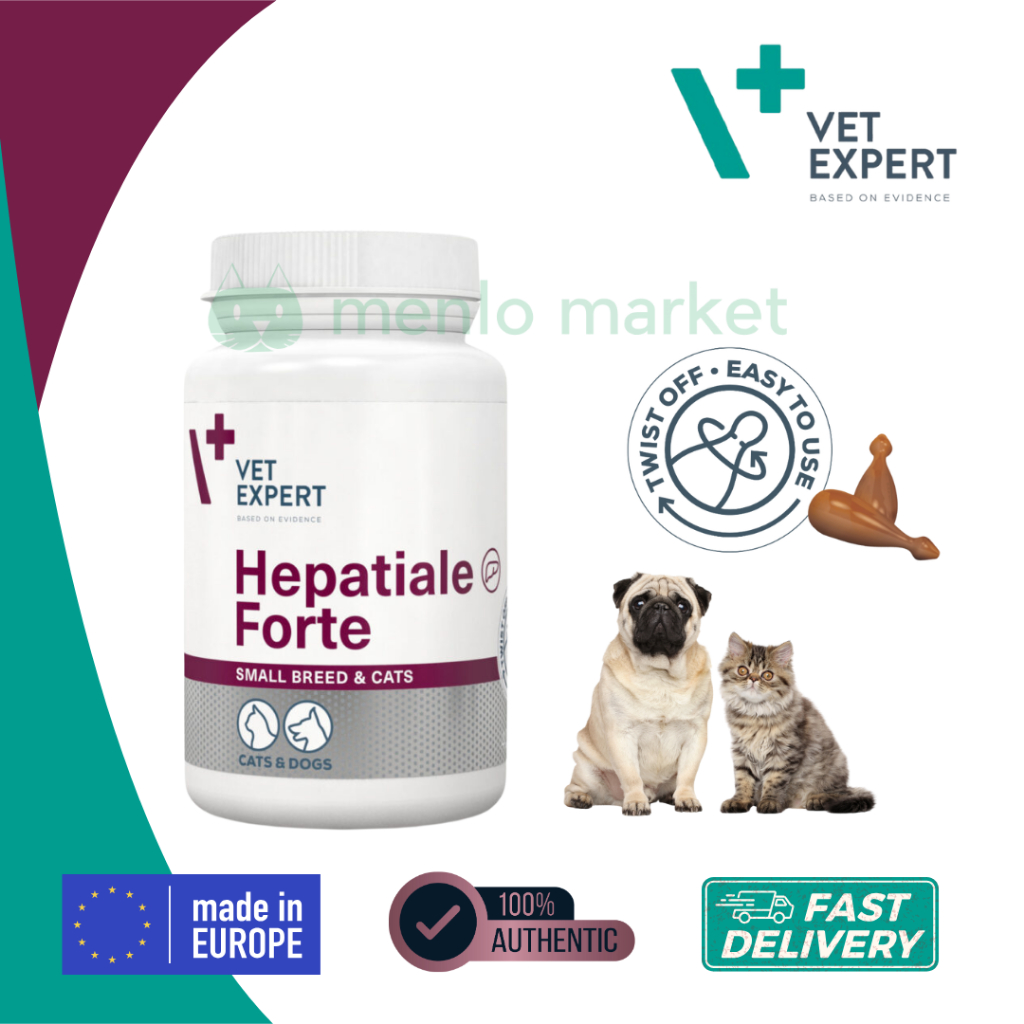 Vet Expert Hepatiale Forte Small Breed 40 pcs Twist Off capsule for ...