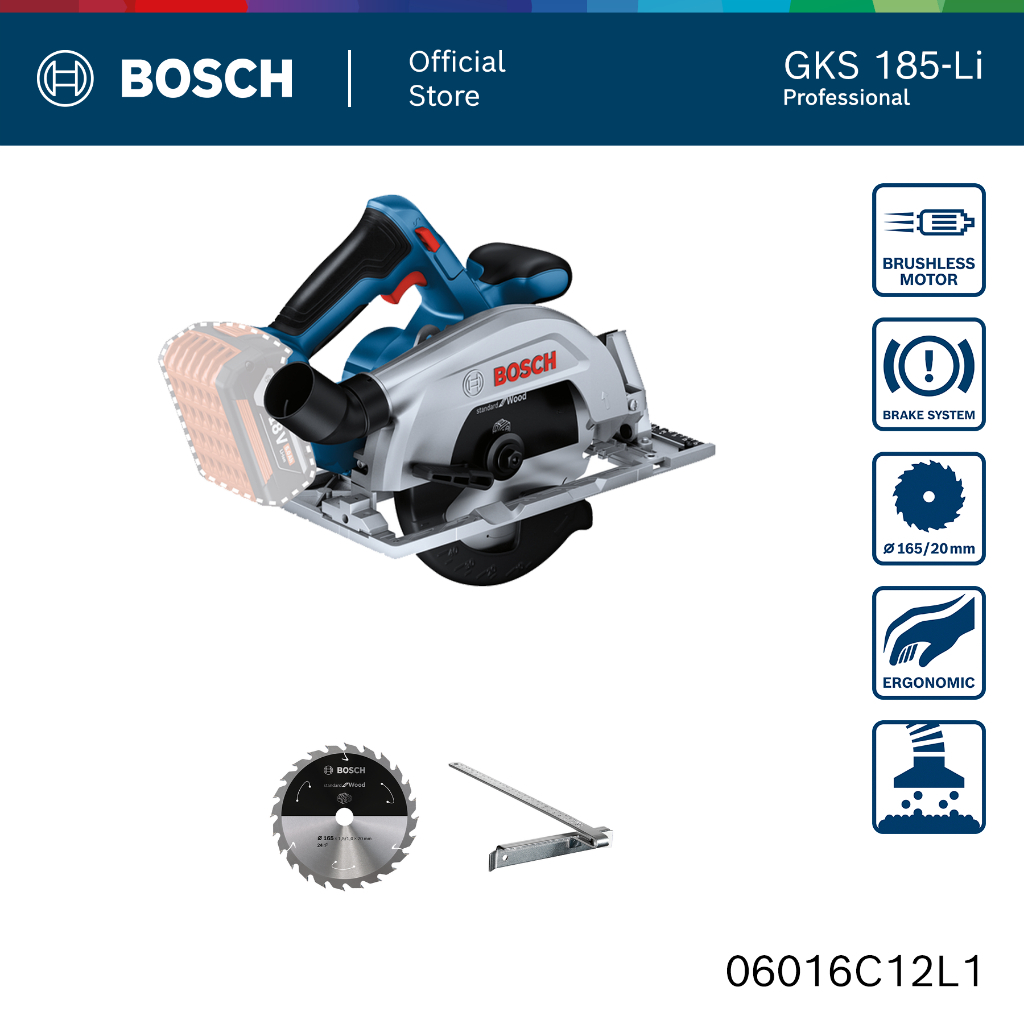 Bosch Power Tools GKS 185-LI 18V CORDLESS TOOLS - SOLO (without ...