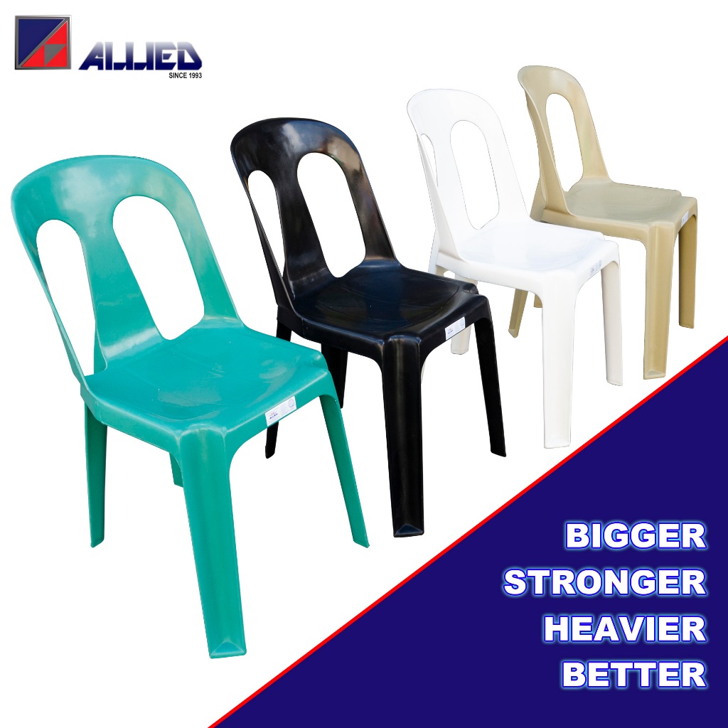 Allied Plastic Monobloc Chair Standard Full Size Robina SC-003 | Shopee ...