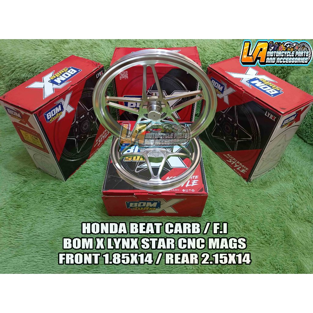 HONDA BEAT CARB/ BEAT F.I BOM X RANGSIT LYNX STAR CNC MAGS | Shopee ...