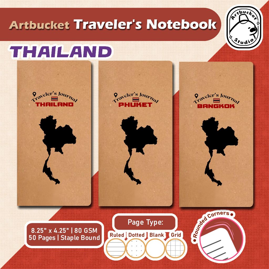THAILAND Edition - Traveler's Notebook | Thailand, Bangkok, Phuket ...
