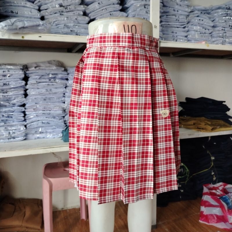 CHECKERD PALD RIZAL SCHOOL UNIFORM KATRINA FABRIC FOR KIDS GIRL KIDS TO ...