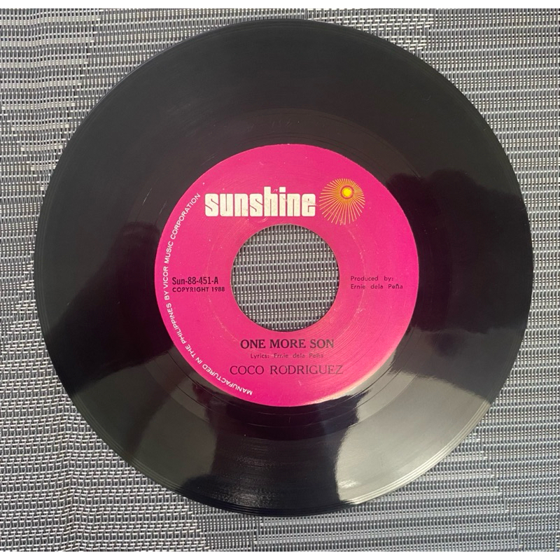 Coco Rodriguez - One More Son / Mani - Philippines OPM Music Vinyl ...