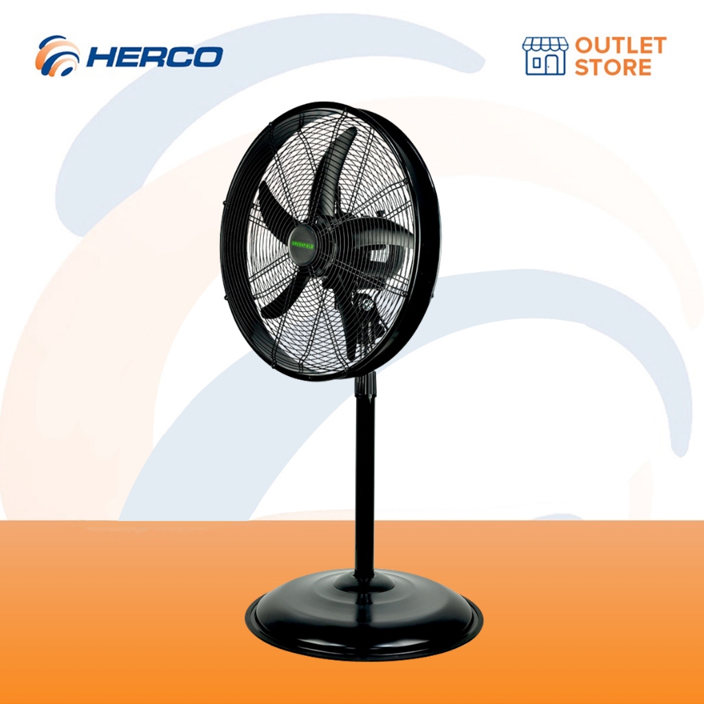 Greenfield Industrial Stand/Pedestal Fan 20" High Velocity Oscillating ...