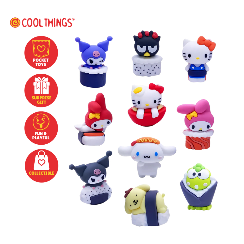 Cool Things - Sanrio Hello Kitty & Friends Sushi Surprise Ball Capsule ...