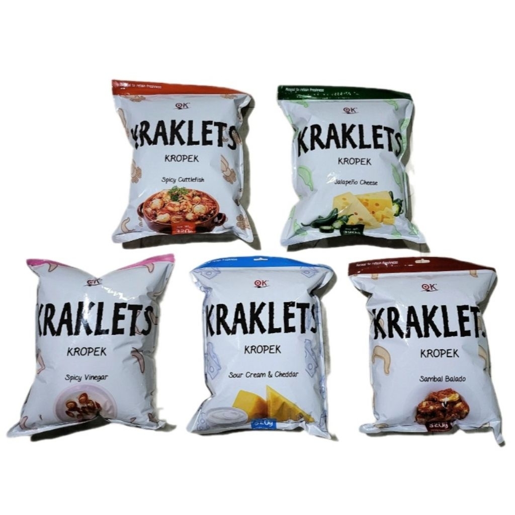 OK Kraklets Kropek 320g Chips Snack | Shopee Philippines