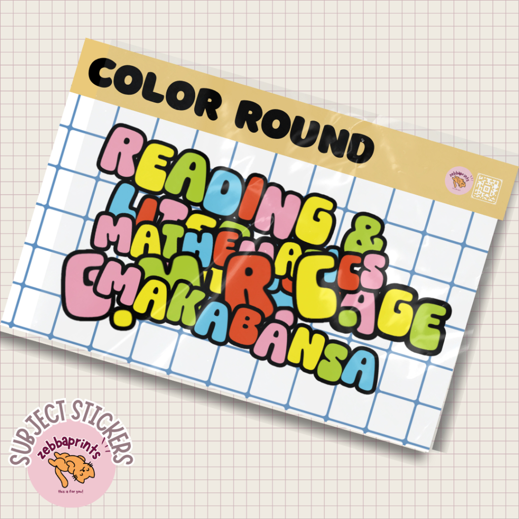 Subject Stickers for Grades 1-10 - Complete Subject Per Grade Level ...