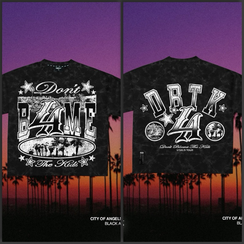 DBTK “ City Of Angles Acid Washed Tee “ Box Fit | GV Closet : On-hand ...