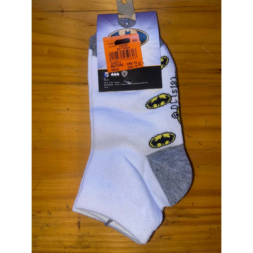 Batman 3in1 Kid Socks as seen in Department Stores or Malls w/ Batman ...