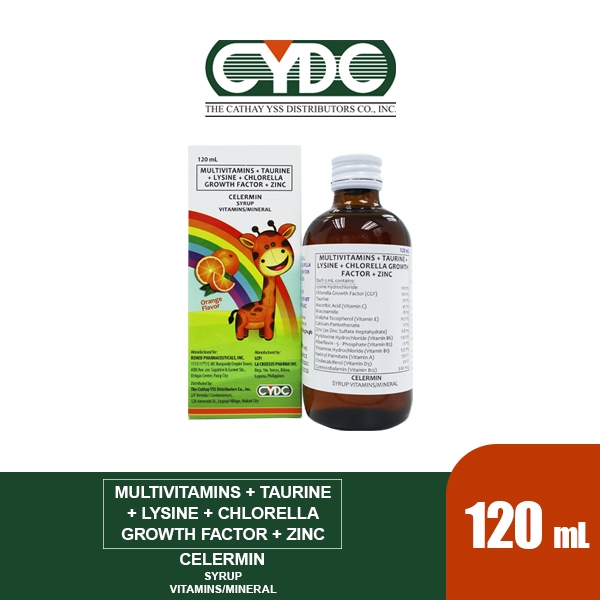 Celermin Syrup 120mL | Shopee Philippines