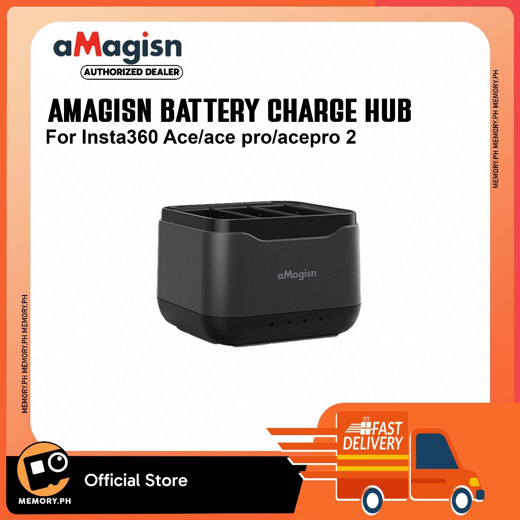 aMagisn Battery charging Hub for Insta360 Ace Pro 2 / Ace Pro | Shopee ...