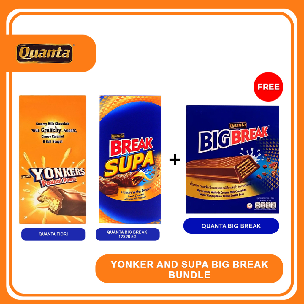 Quanta Break Supa Crunchy Wafer Fingers & Quanta Yonkers Bundle with ...