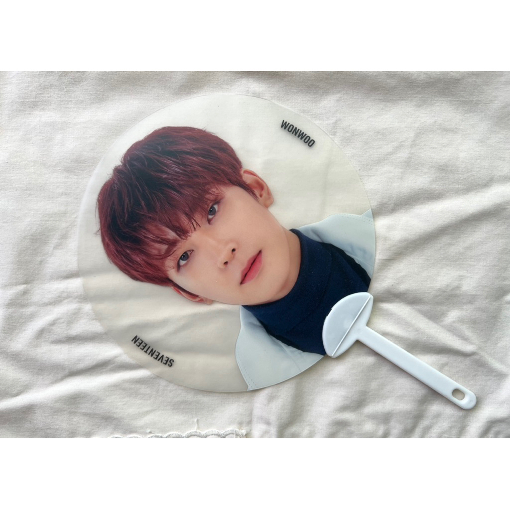 Unsealed Official Seventeen SVT Wonwoo Hare Fanmeeting Japan Uchiwa ...