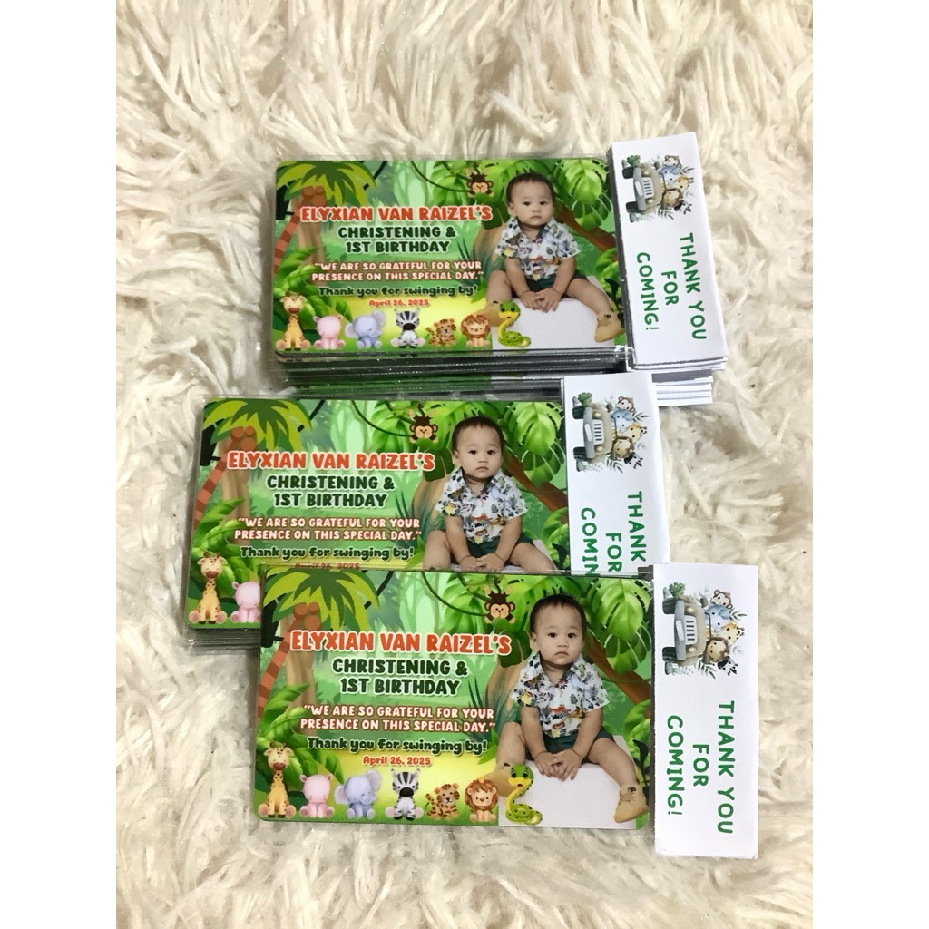 PERSONALIZED REF MAGNET ATM SIZE GLOSSY MATTE GLITTERY PHOTO TOP ...